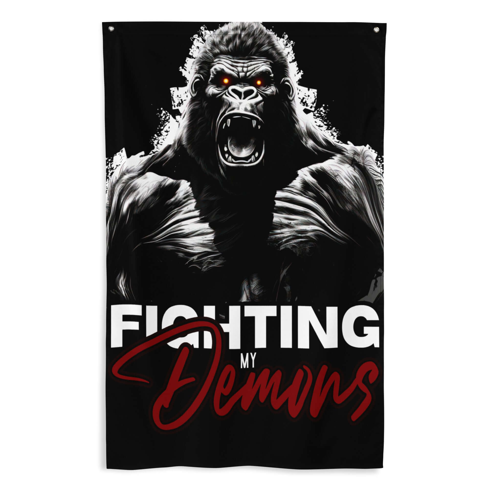 Gorilla Godz Flag — Fight Your Demons Boldly